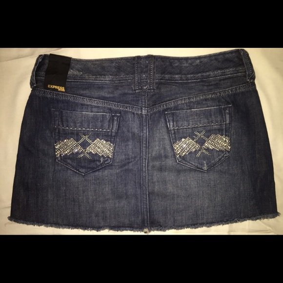 Express | Skirts | Express Denim Mini Skirt | Poshmark